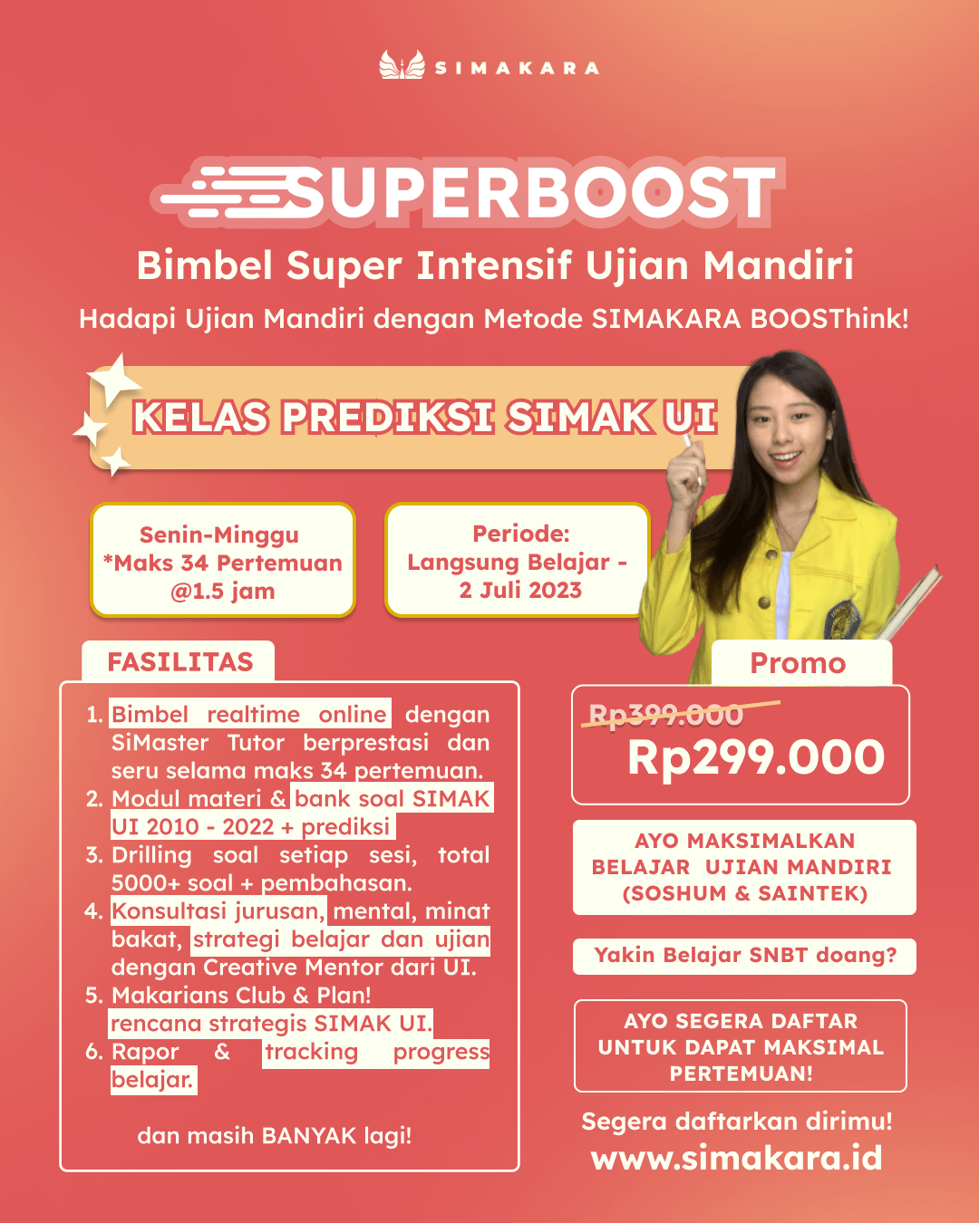 Bimbel Ujian Mandiri dari Mahasiswa UI | SIMAKARA
